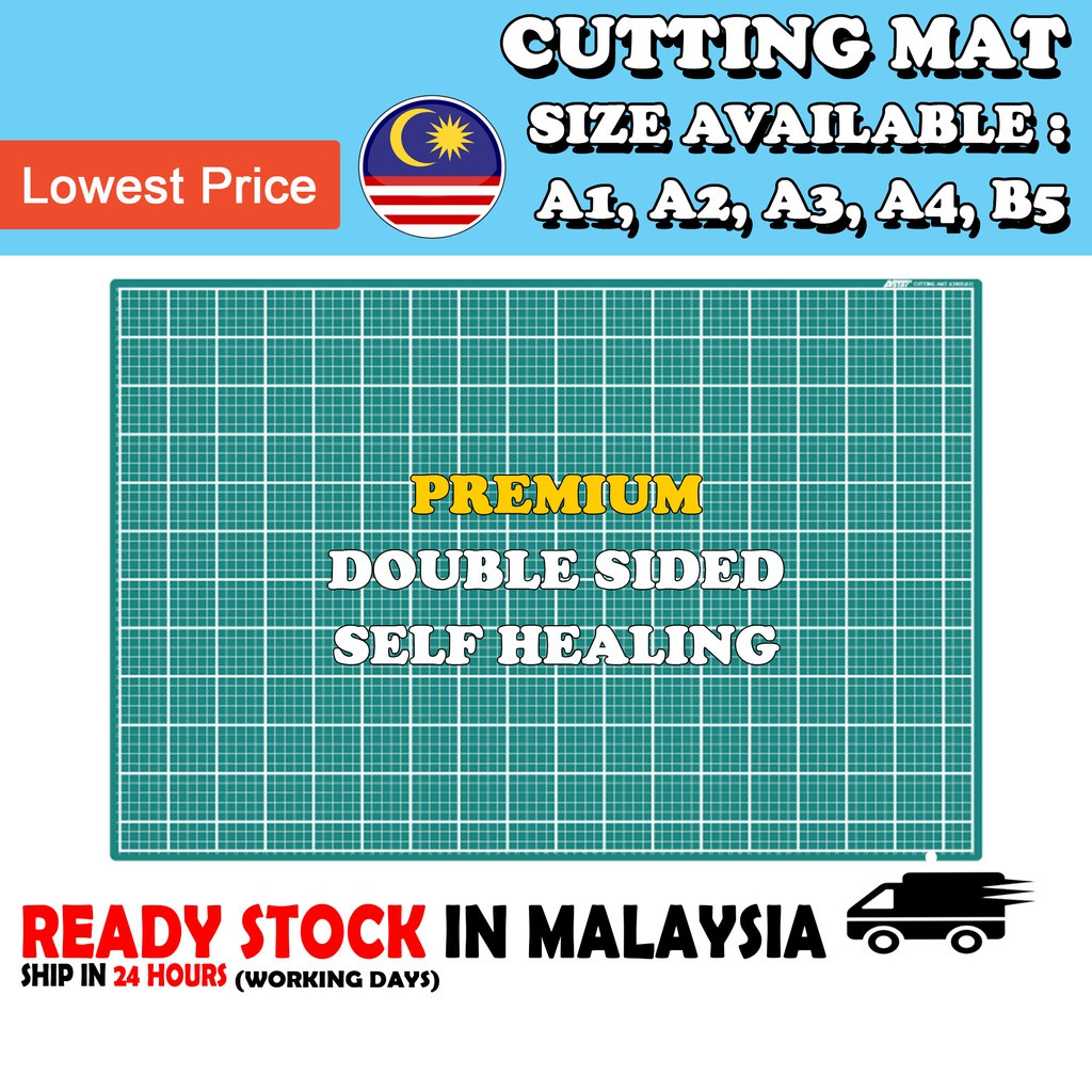 🔥 PREMIUM CUTTING MAT A1 A2 A3 A4 B5 SELF HEALING CUTING MATT MATE | Shopee Malaysia