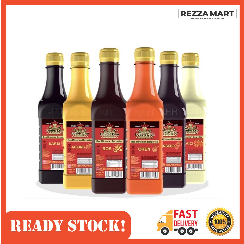 Double Lion Flavoured Concentrade / Bes Minuman Berperisa [375ml ...