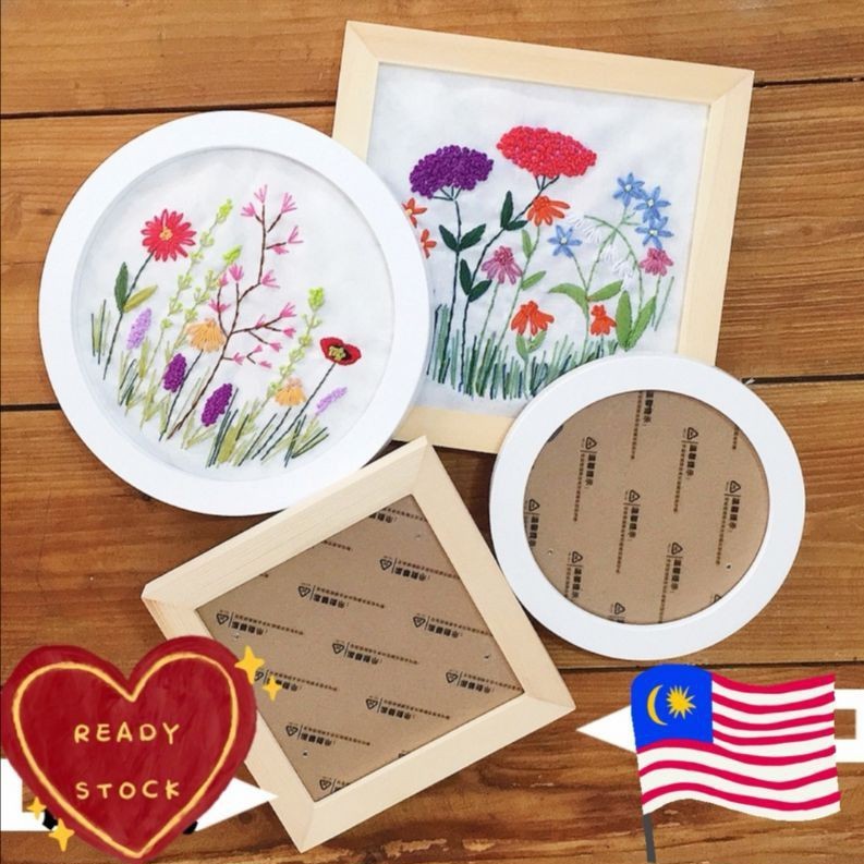 🖼READY STOCK🖼Wooden Embroidery Display Frame | DIY Supplies | Cross ...