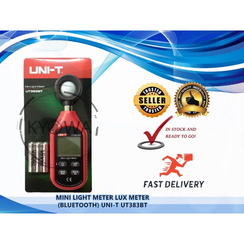 UNI-T UT383BT MINI LIGHT METER LUX METER (BLUETOOTH) | Shopee Malaysia