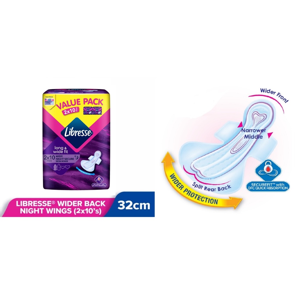 [PROMO] Libresse Feminine Sanitary Pads 24cm/32cm/41cm (Maxi / Long ...