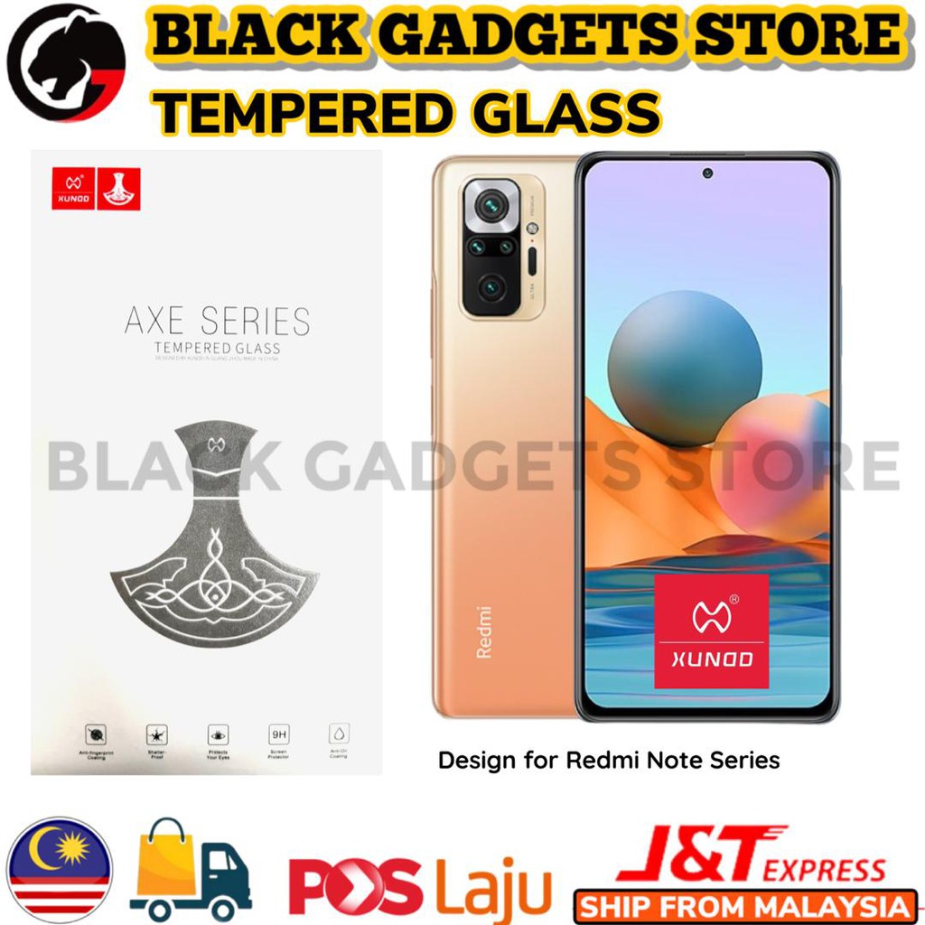 XUNDD for Redmi Note 10 Pro / Note 9s / Note 9 Pro Series 2.5D Curve ...