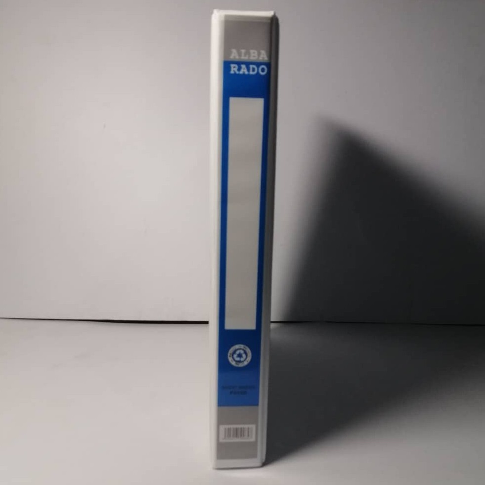 Alba Rado PVC 2D White Ring File F4 Insert Binder Fail Putih (16mm/25mm ...