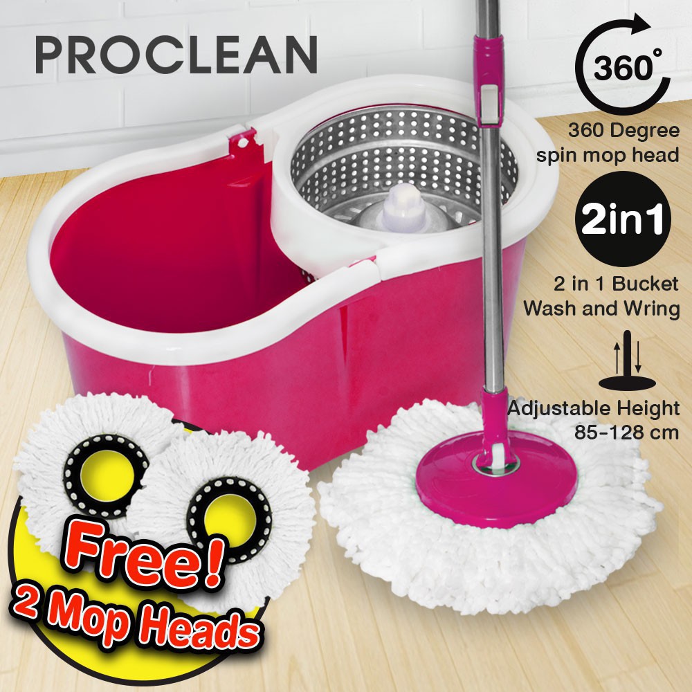 proclean spin mop ECO series stainless steel wringer | Shopee Malaysia