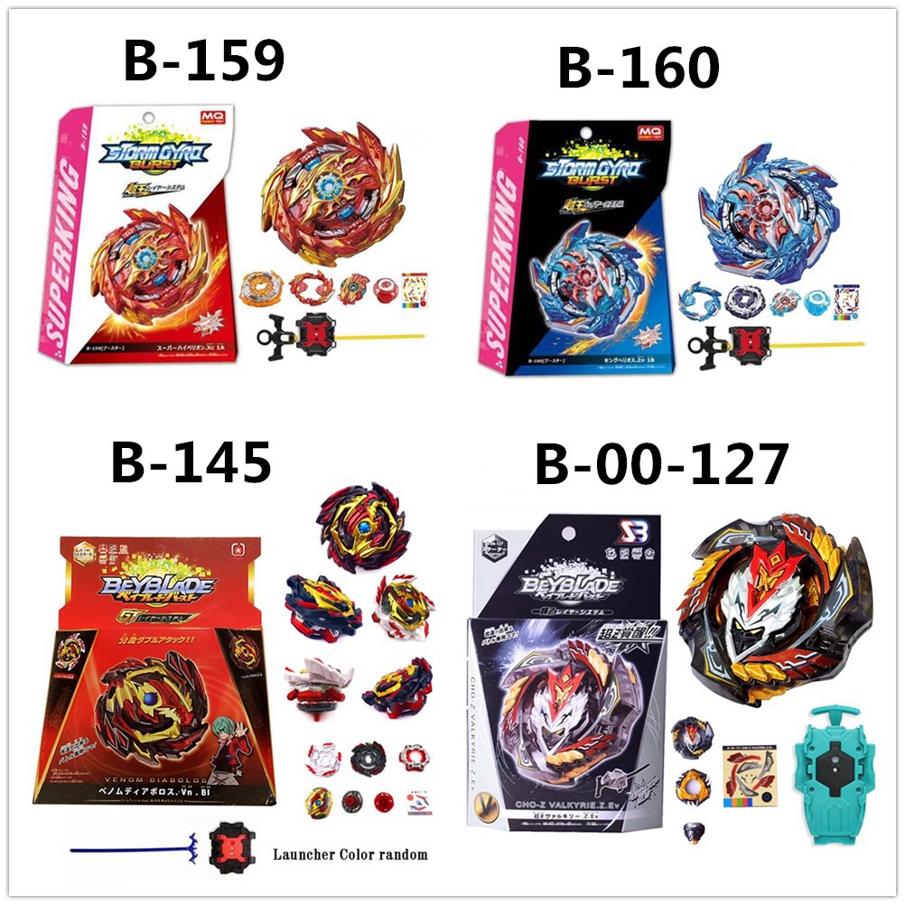 Beyblade Burst B-160 King Helios.Zn B-159 Super Hyperion Xceed B-145 DX ...