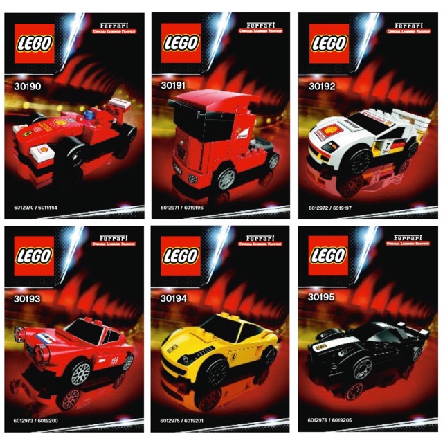 [BricksInBoots] Lego Shell Ferrari Series 1 (Year 2012) | Shopee Malaysia