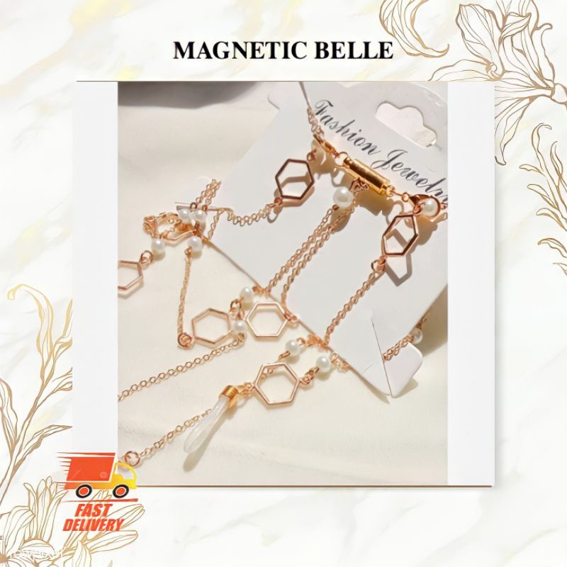 MAGNETIC MASK CHAIN 2in1GLASSES CHAIN MASK EXTENDER CHAIN RANTAI MASK ...