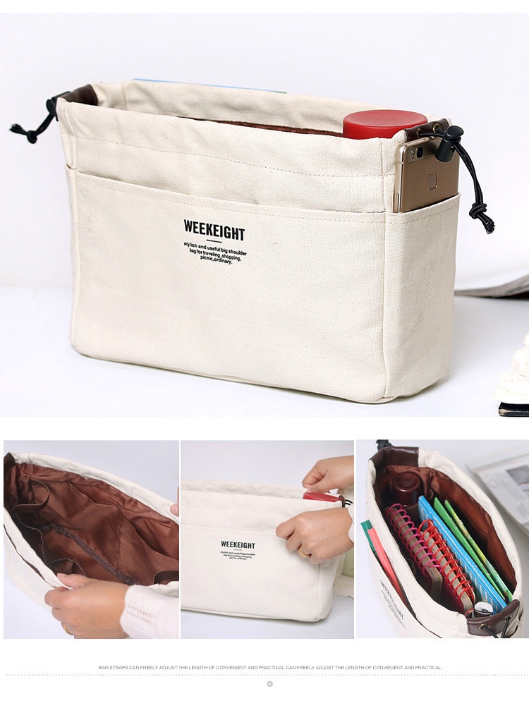 Purse Organizer Insert，Canvas Handbag Organizers, Sturdy Purse Insert ...