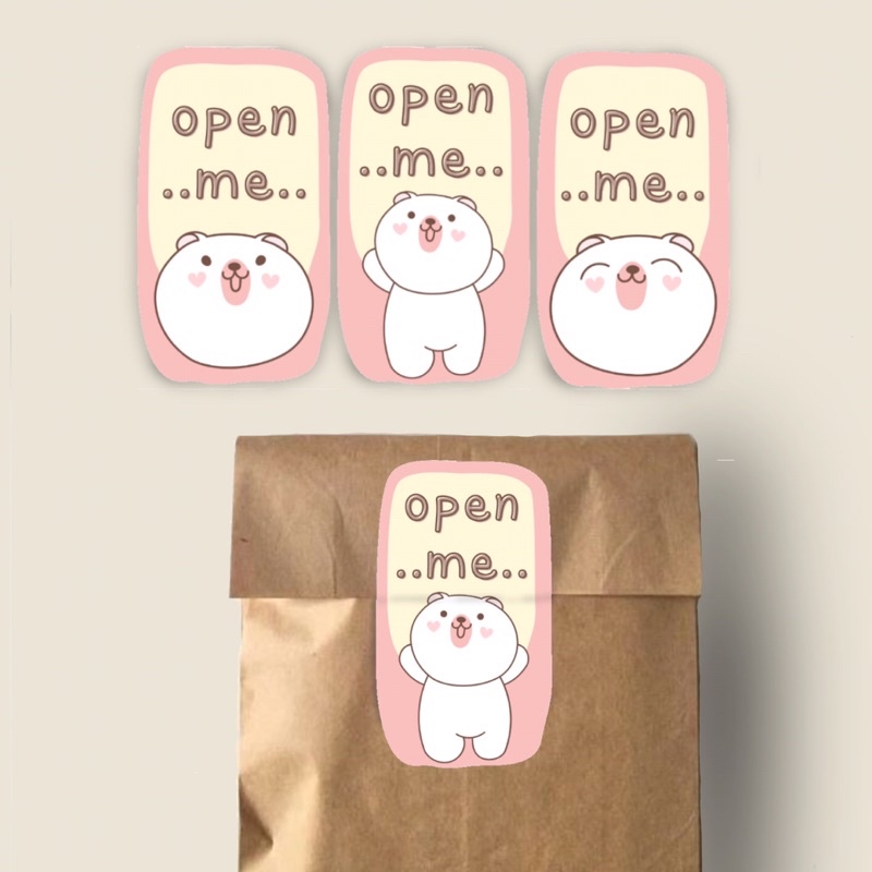 sticker 06 open me Pack Of 12pcs | Shopee Malaysia