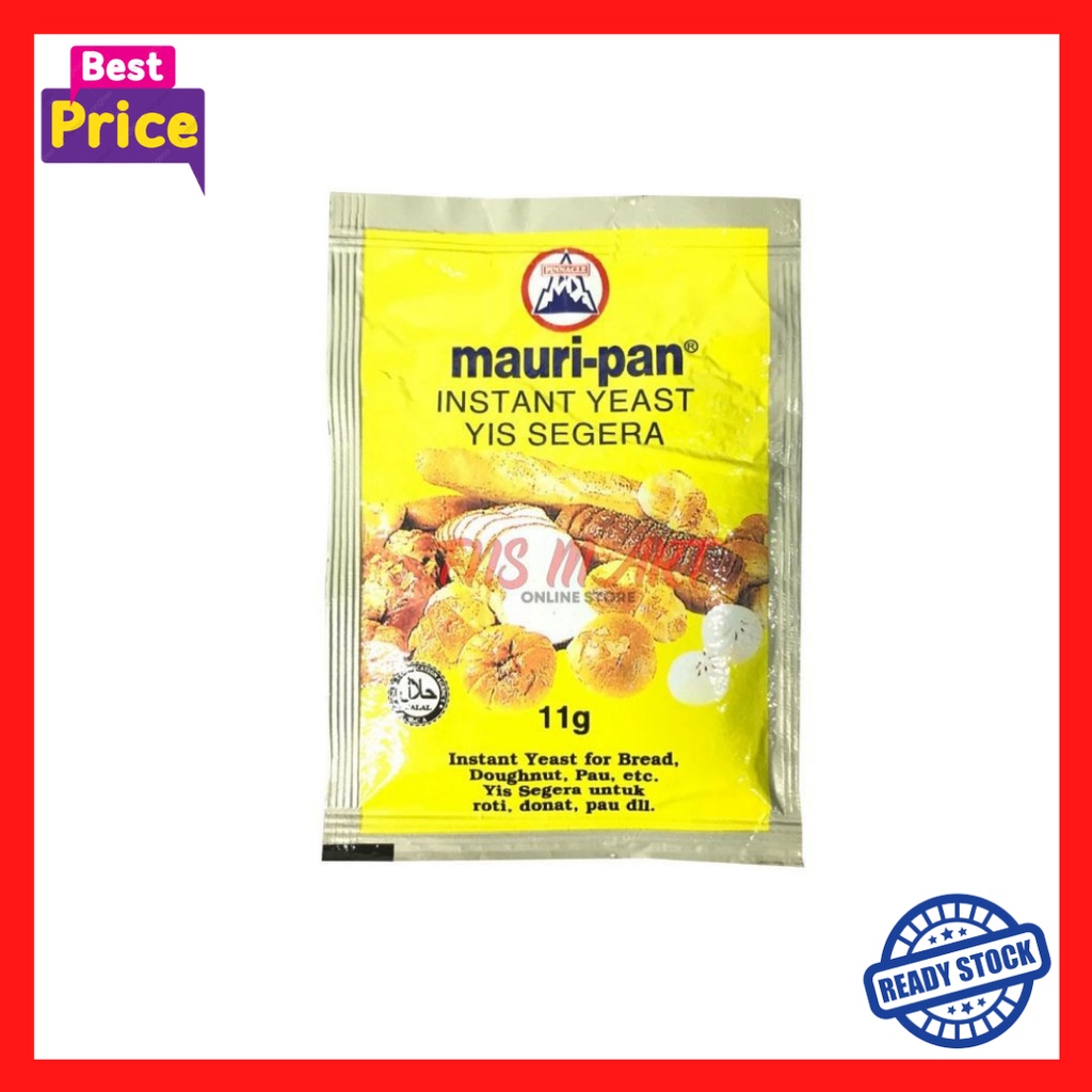 MAURIPAN YIS 11 gram YIS SEGERA IBU ROTI YEAST BREAD POWDER | Shopee ...