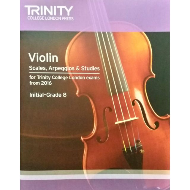 Trinity Violin Scales, Arpeggios & Studies Initial - Grade 8 (Free Shipping) | Shopee Malaysia