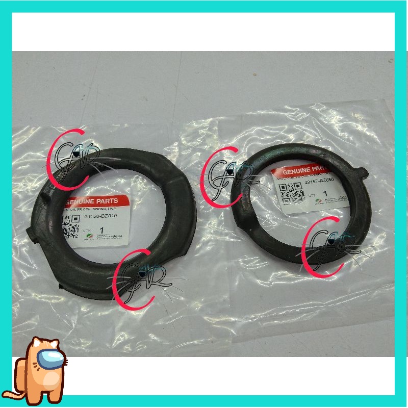 COIL SPRING RUBBER (ORIGINAL)(FRONT/UPPER/LOWER) MYVI 2005-2010 ALZA ...