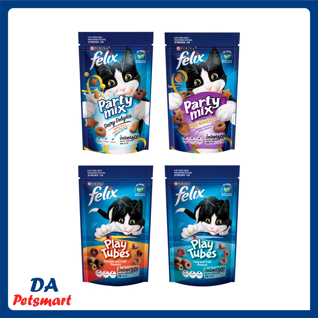 Felix Party Mix / Play Tubes Snacks Treats 50g / 60g | Shopee Malaysia