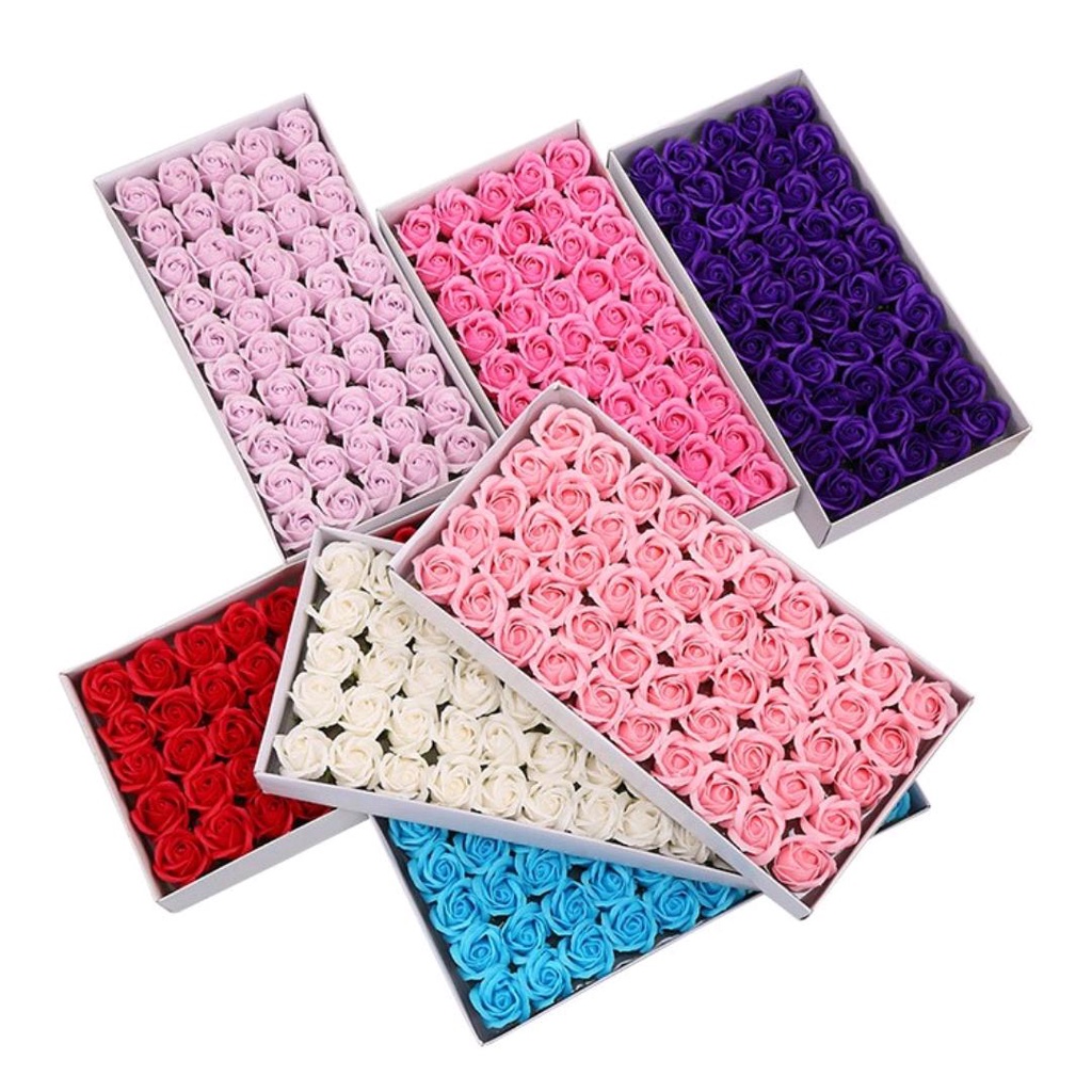 [READY STOCK] 1PC DIY Gift Soap Flower with Base Bare rose soap -Bunga ...