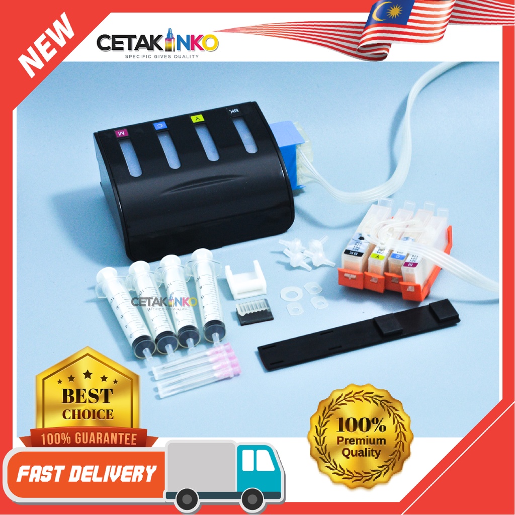 4 COLOR CISS TANK CONTINUOUS INK SUPPLY SYSTEM 564 FOR HP C309A C310A ...