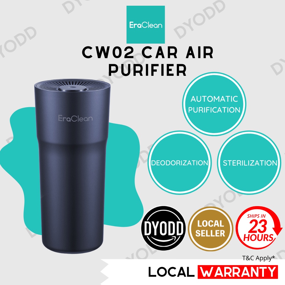 Eraclean CW-C02 Car Air Purifier Negative Ion Generator Air Cleaner ...