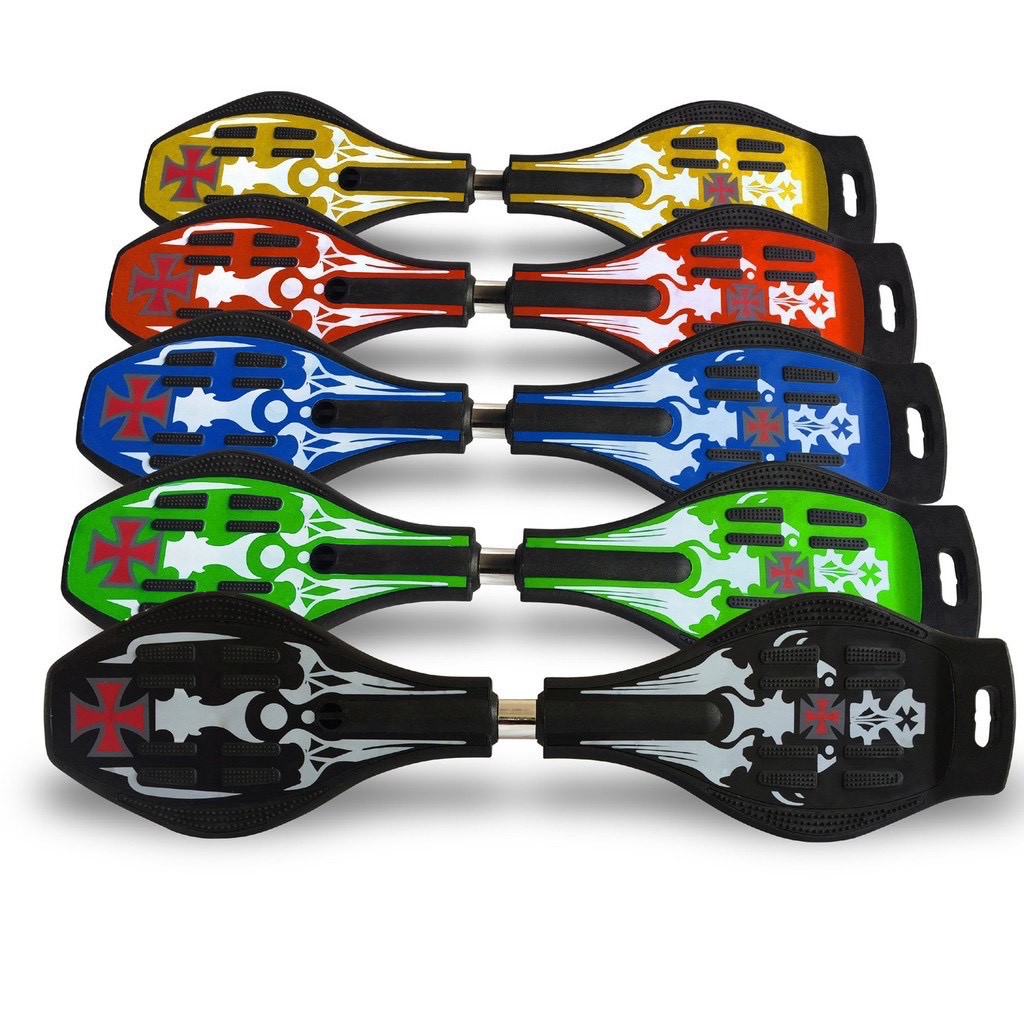 Two Wheels Caster Board Wave Board Skateboard snake skateboard with ...