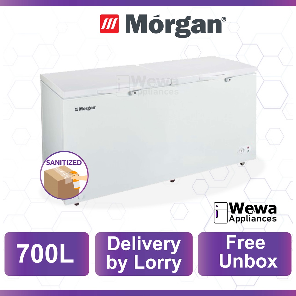Morgan 700L Chest Freezer Chiller Dual Function Peti Beku MCF-7307L ...