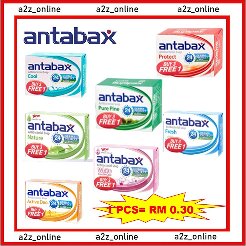 ANTABAX ANTIBACTERIAL SOAP 1X85G | Shopee Malaysia