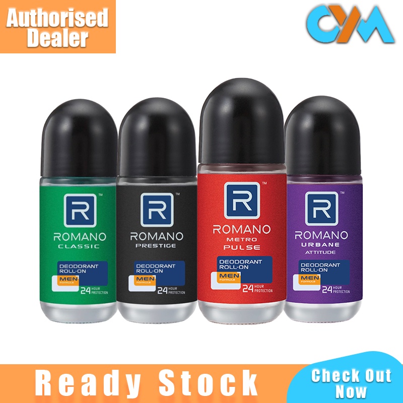 Romano Deodorant Roll On 50ml Anti Perspirant 48h Protection Classic ...