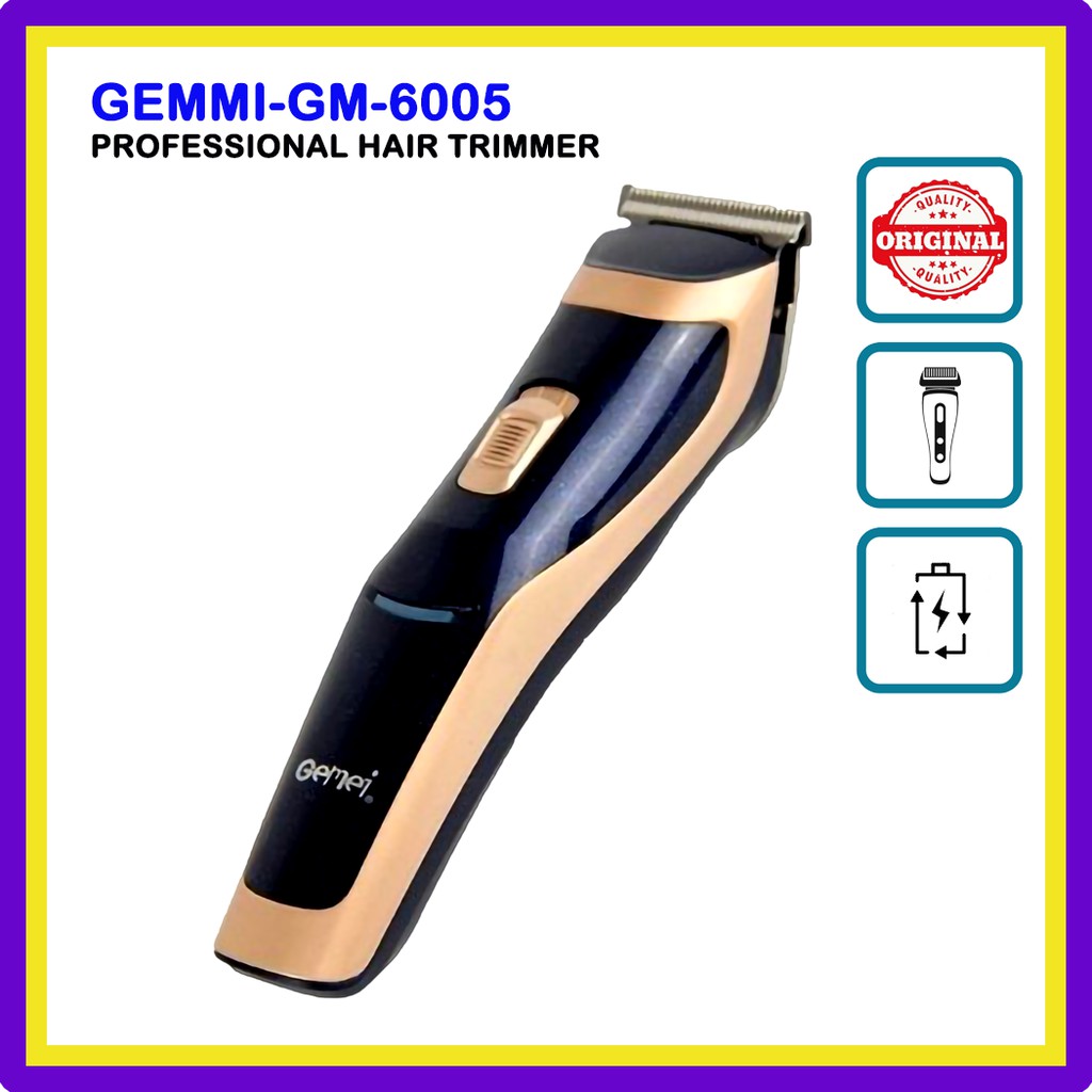 GEMMI GEMMY GEMEI PROGEMEI GM-6005 Professional Hair Clipper Trimmer ...