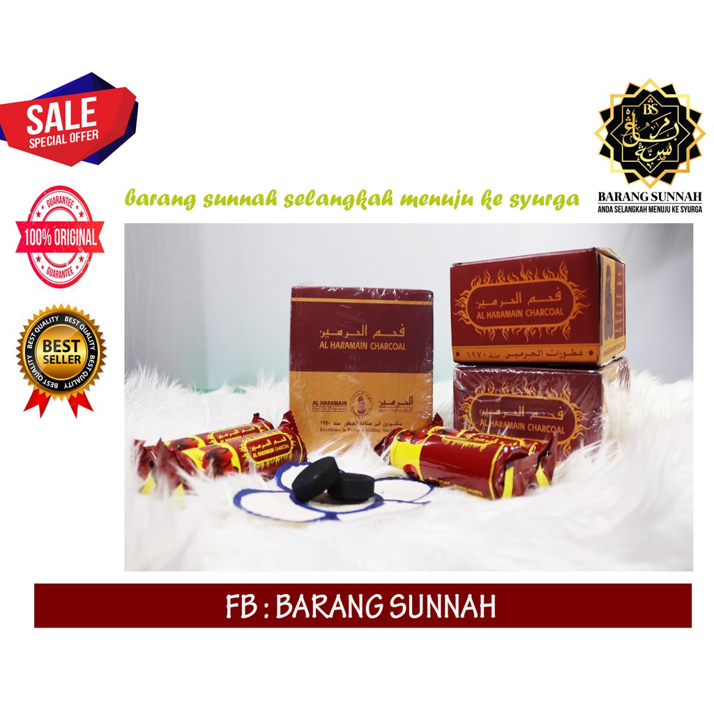 TORCH COAL (1 PAKET 10 KETUL) JUMLAH 80 KETUL ARANG UNTUK BUKHOOR (FROM ...