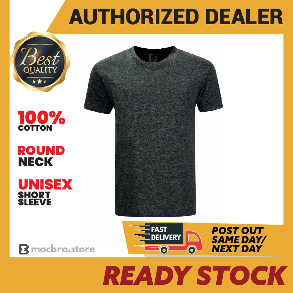 [READY STOCK] Foursquare/ Eightsquare Dark Melange Unisex Round Neck ...