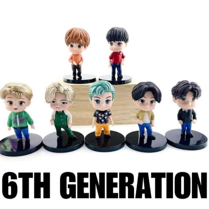 Miniature BTS KPOP boyband korea jungkook taehyung suga jhope jimin jin ...