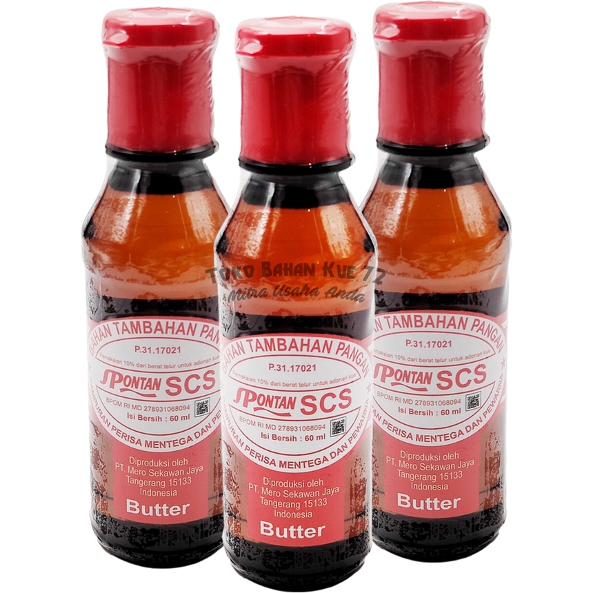 Spontaneous SCS Butter 60ml Cake Softener Martabak & Cake Softener ...
