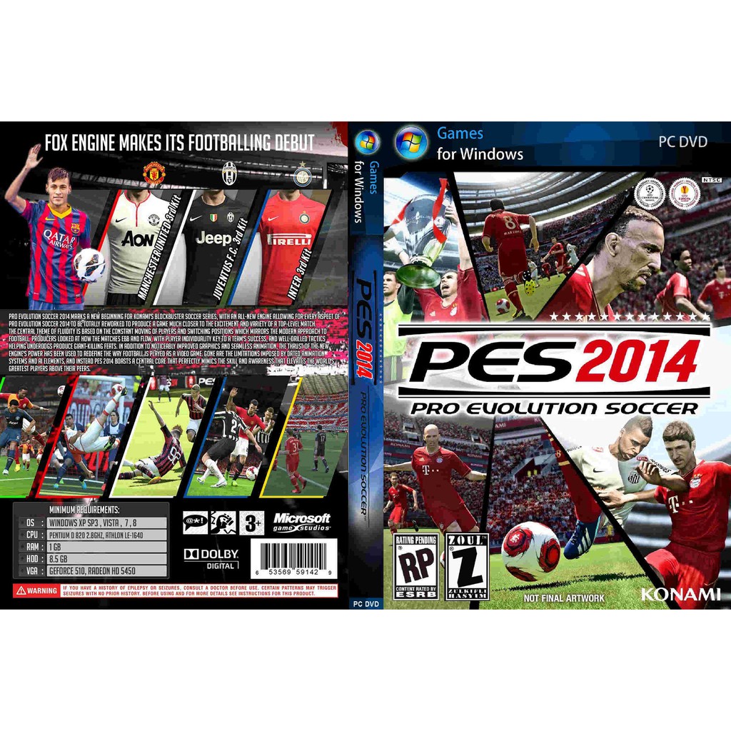 (PC DVD) Pro Evolution Soccer 2014 / PES 2014 | Shopee Malaysia