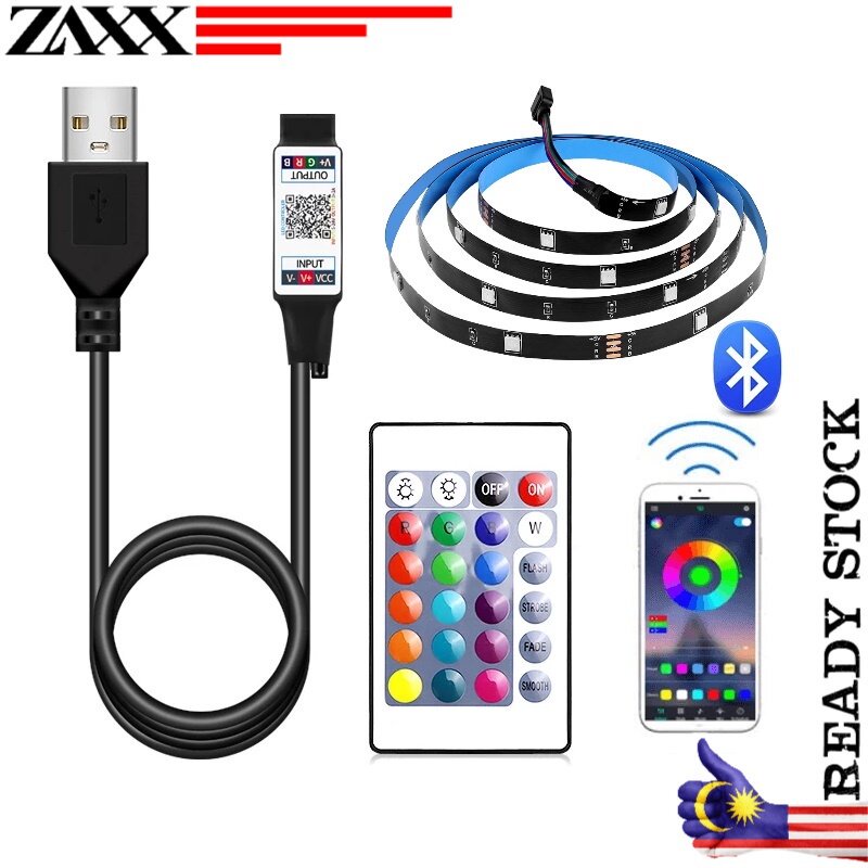 USB Powered Bluetooth LED Strip Controller Gaming Room Light Control ...