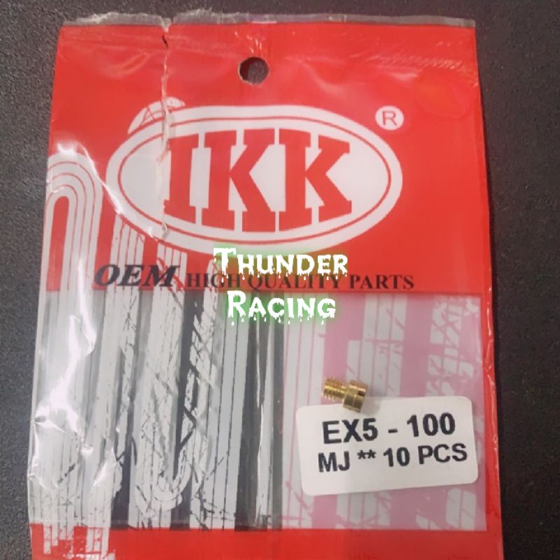 [1pcs] IKK MAIN JET EX5 HI POWER W125 KRISS (70-140) | Shopee Malaysia