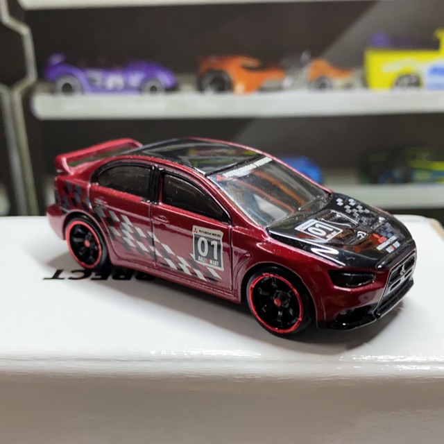Hot Wheels 2008 Lancer Evolution Speed Machines (maroon) | Shopee Malaysia