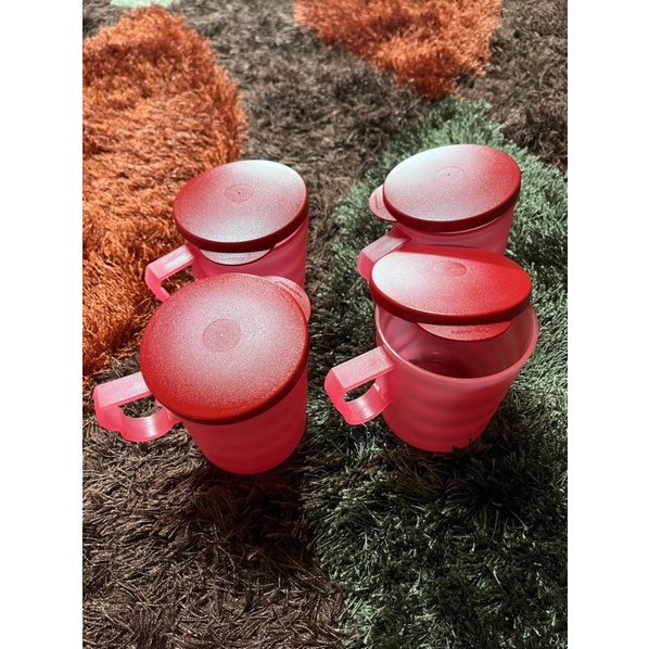 Tupperware Royal Red Mug 350ml | Shopee Malaysia