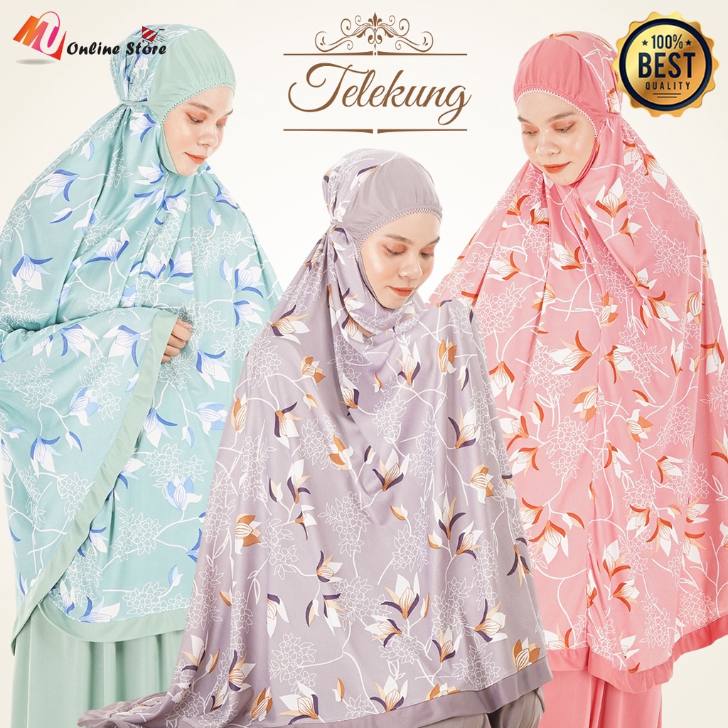 MU TELEKUNG DEWASA LACE DAN PRINTED /TELEKUNG MUSLIMAH /TELEKUNG WANITA ...