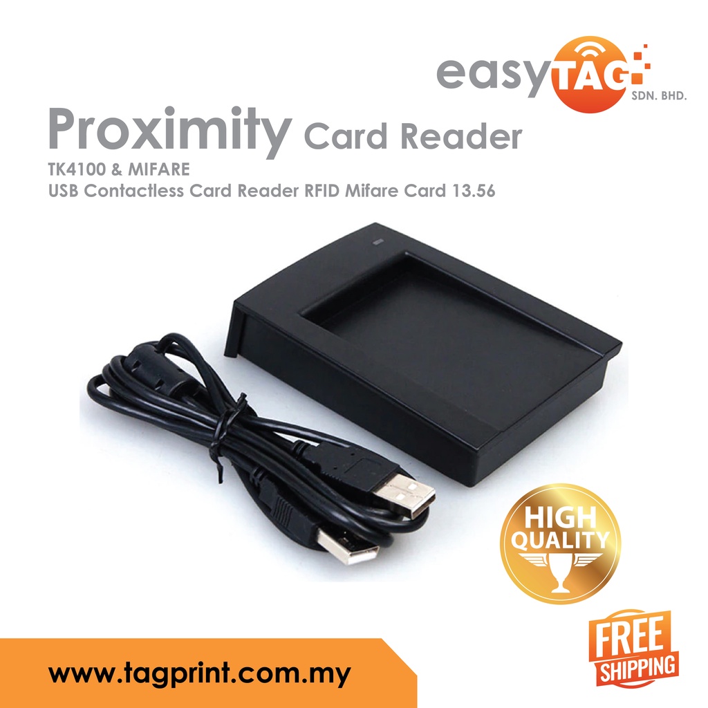 [𝗙𝗥𝗘𝗘 𝗦𝗛𝗜𝗣𝗣𝗜𝗡𝗚] Proximity Card Reader [TK4100 & MIFARE] USB Contactless ...