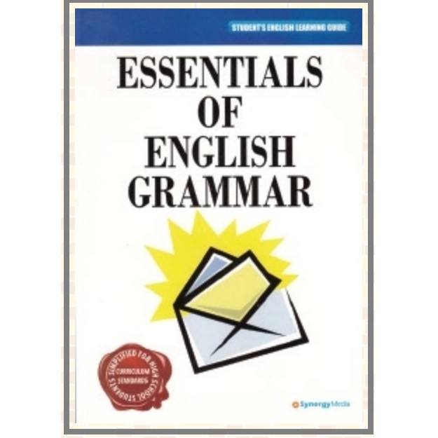 Student's English Learning Guide : Essentials Of English Grammar ...