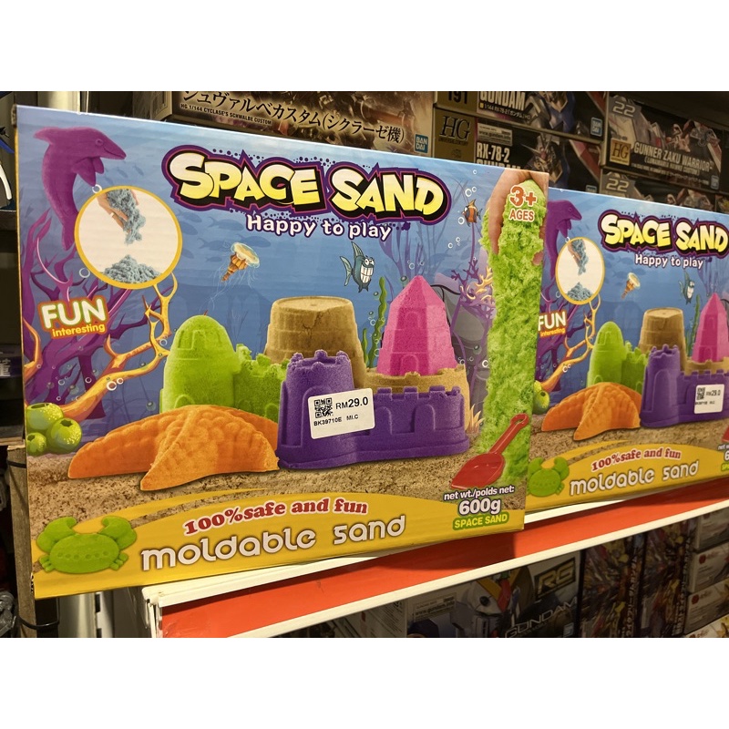 Moldable Sand / Space Sand / Modeling Sand 600g with molding included ...