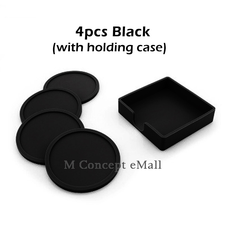 M Concept Alas Cawan Lapik Silicone Cup Coaster Round Rubber Mat Glass ...