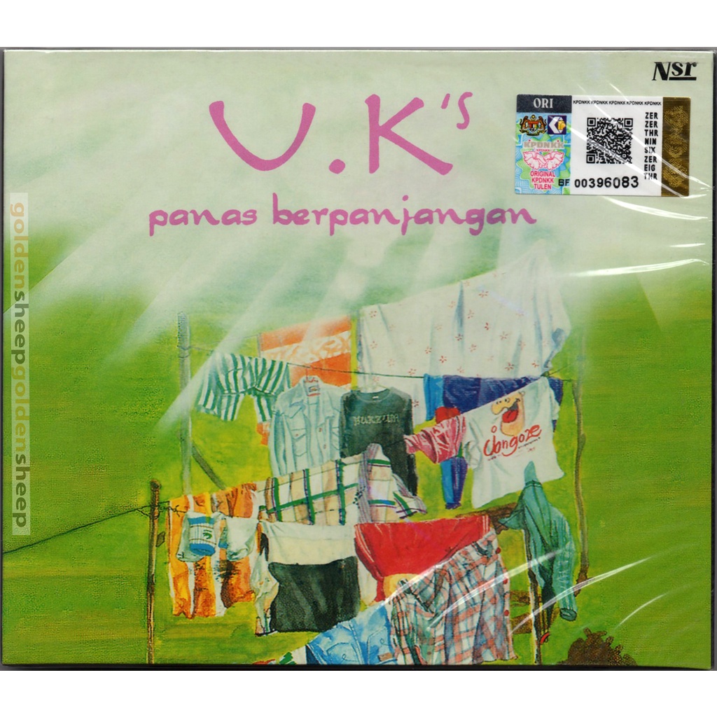 U.K's (UKAYS / UKS) - Panas Berpanjangan 1995 NSR CD + SLIPCASE (5th Studio Album) - POP/ROCK ...
