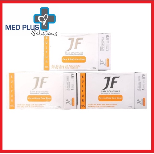 JF Skin Solutions 10% Sulfur Anti-Acne Face & Body Care Soap (EXP: 10/ ...
