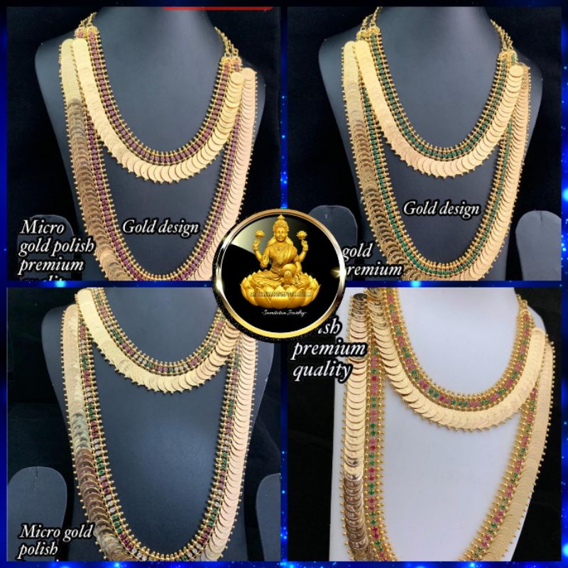 KAASE MALAI (2 CHAIN)WITH AD STONE READY STOCK | Shopee Malaysia