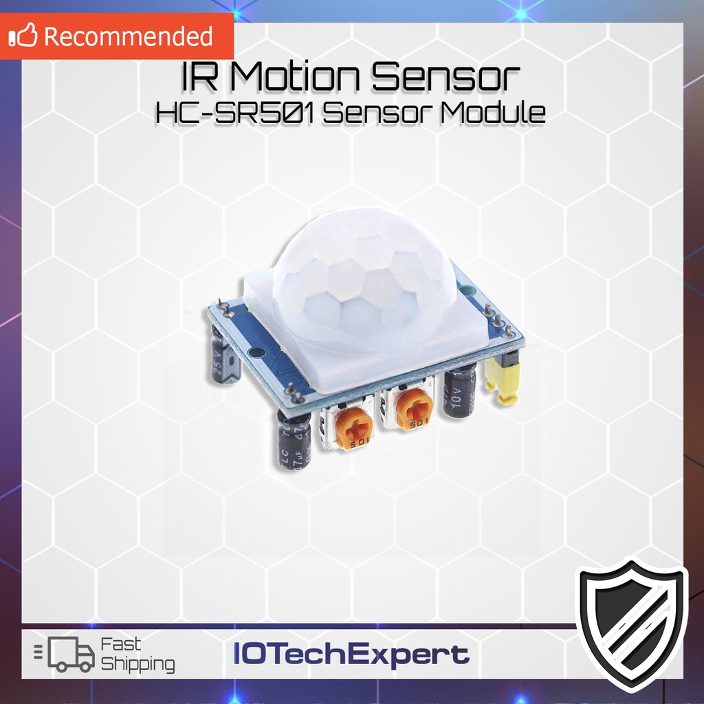 PIR Motion Sensor Detector HC-SR501 IR Pyroelectric Infrared Module for Arduino - raspberry pi ...