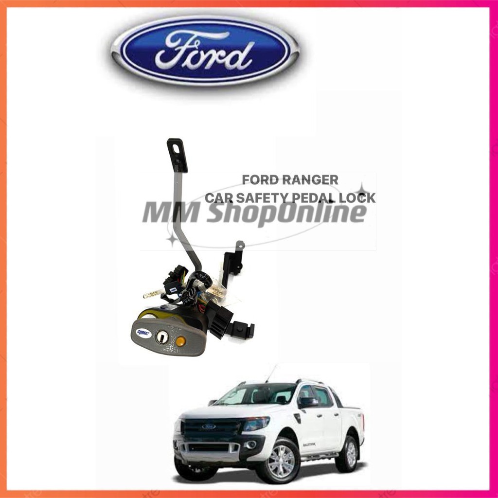 FORD RANGER DEBEZT AUTO KEY START SAFETY ANTI THEFT PEDAL LOCK | Shopee ...