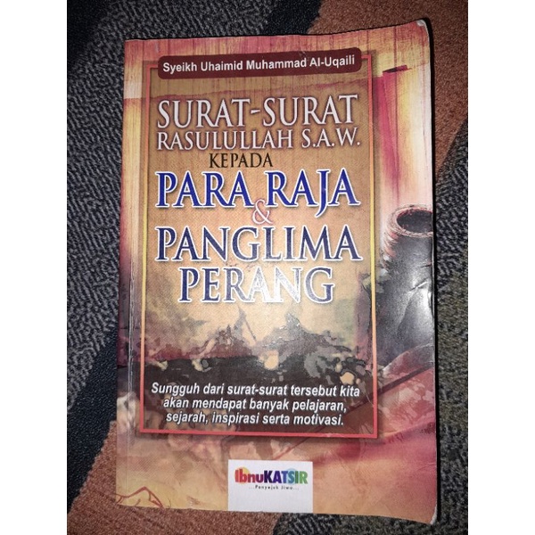 surat-surat rasulullah s.a.w kpd raja-raja dan panglima perang | Shopee ...