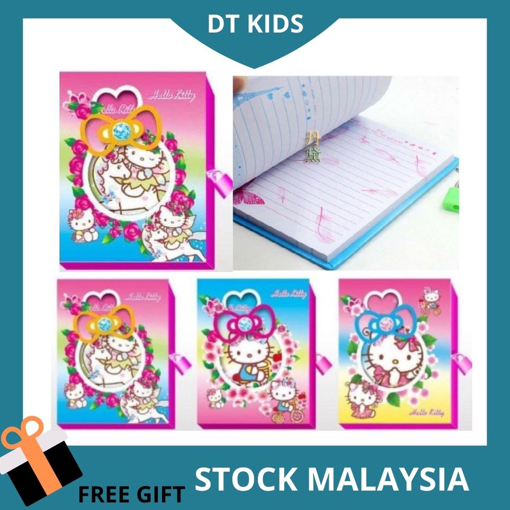 💥💥Readystock Malaysis 💥💥 Hello Kitty KT diary Notebook Hardcover Book ...