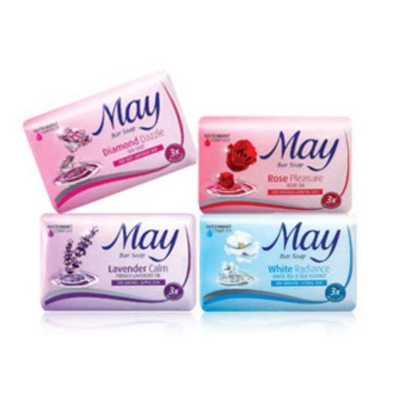 May Bar Soap/Sabun Buku May- 85g ( 1 PACK = 3 BAR) | Shopee Malaysia