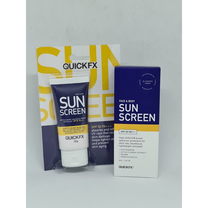 Quick Fix FX Sunscreen 10grams and 30 grams | Shopee Malaysia