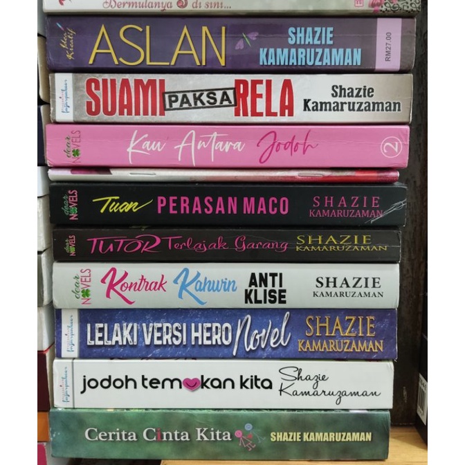 Novel Melayu 🔥 Karya Shazie Kamaruzaman | Shopee Malaysia