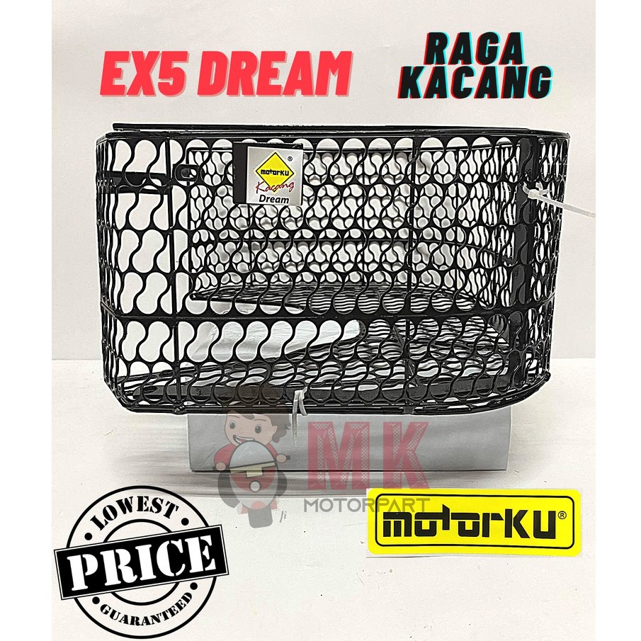 Raga Besi KACANG 88 or BESI BULAT / Iron Wire Basket Bakul Honda EX5 , Dream | Shopee Malaysia
